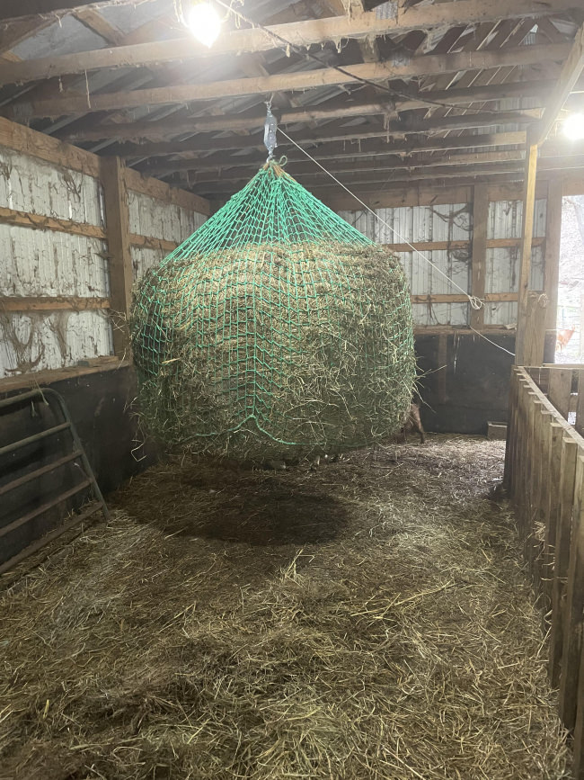 Round Bale Hay Net Made to Measure (60 mm Mesh) | Safetynet365
